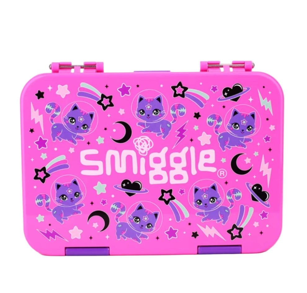 Smiggle Lunch box Cat Design 21x15x4.5 – Jouka Joue